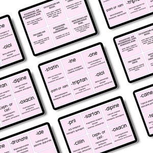 Pharmacy Suffix & Prefix | Digital Download | Printable | Itsdricaaa - Etsy