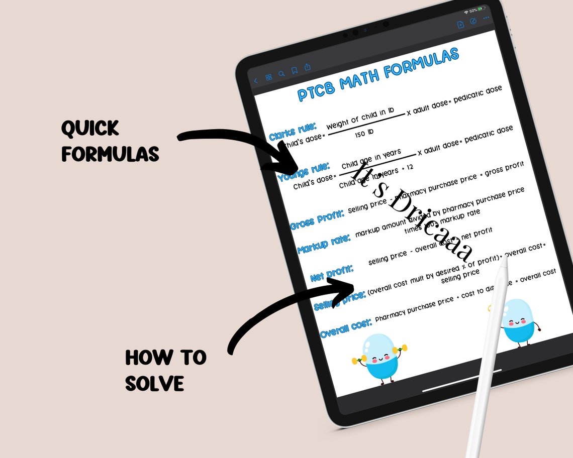 PTCB Cheat Sheet | Pharmacy Technician | Digital | Quick Notes - Etsy