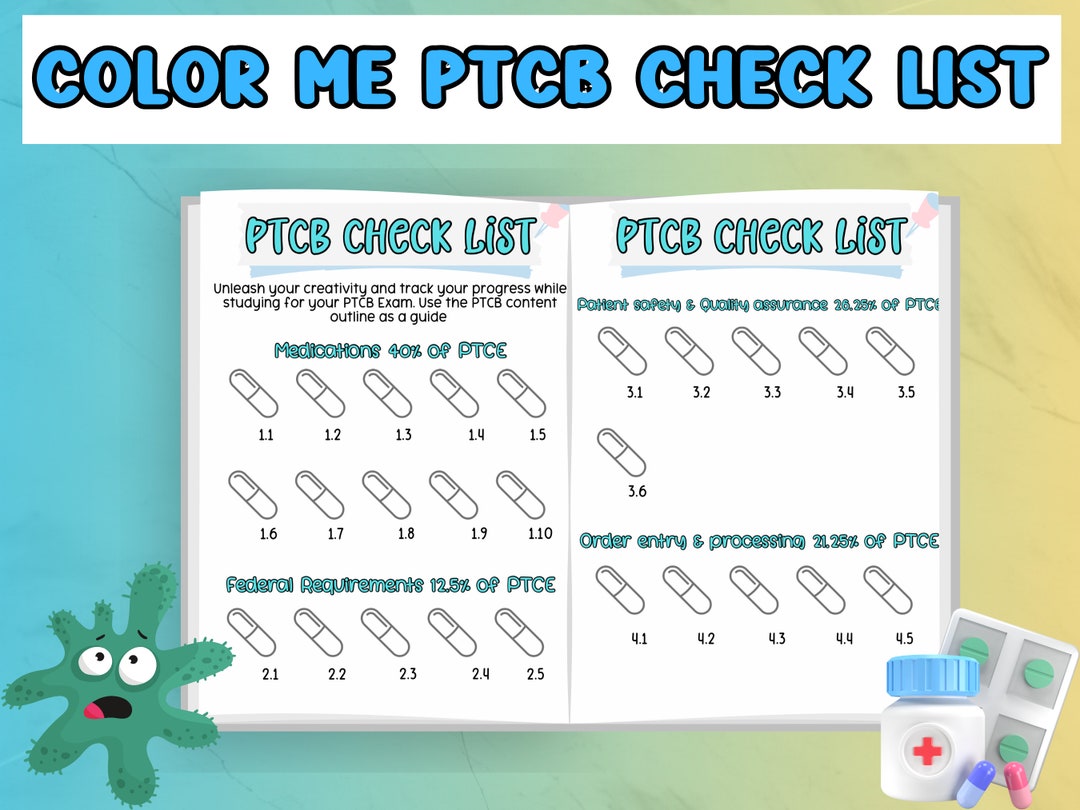 PTCB Exam Study Guide | Detailed Content Outline | Digital | Pharmacy ...