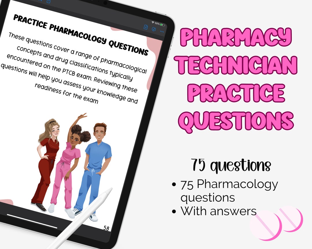 PTCB Exam Pharmacology Practice Test | Digital | Pharmacy Technicians ...