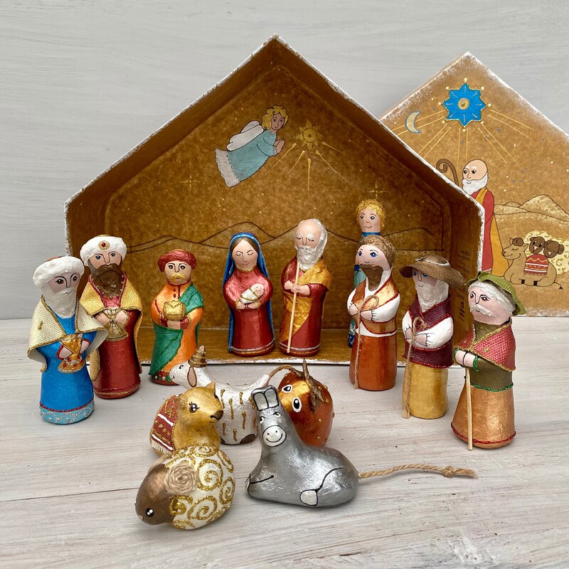 Cute Nativity Set - Etsy