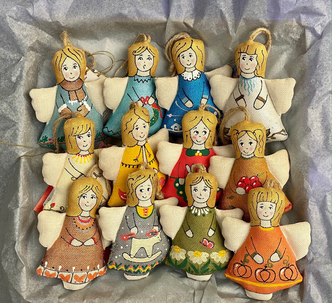 12 Month Angels Housewarming Gift Set Angel Dolls Easter Gift Cute ...