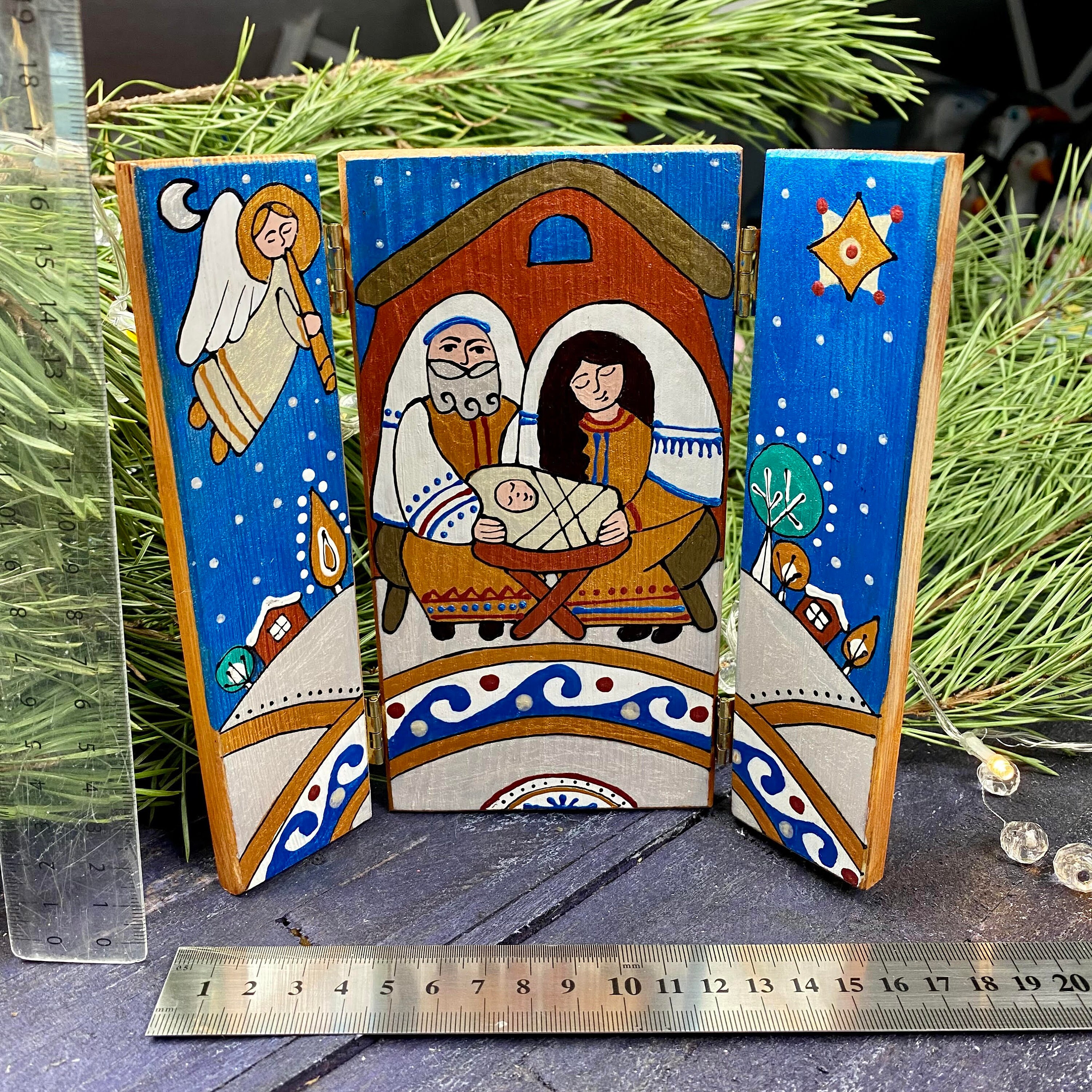 Wooden Christmas Nativity Nativity Scene Eco Friendly Brand Ukrainian ...