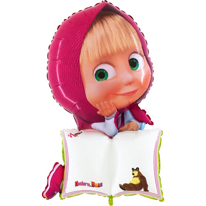 Masha and the Bear Balloons Party Supplies Decor Birthday - Etsy