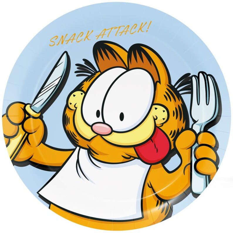 Garfield Balloons Party Supplies Decoration Birthday Plate Napkins Cups ...