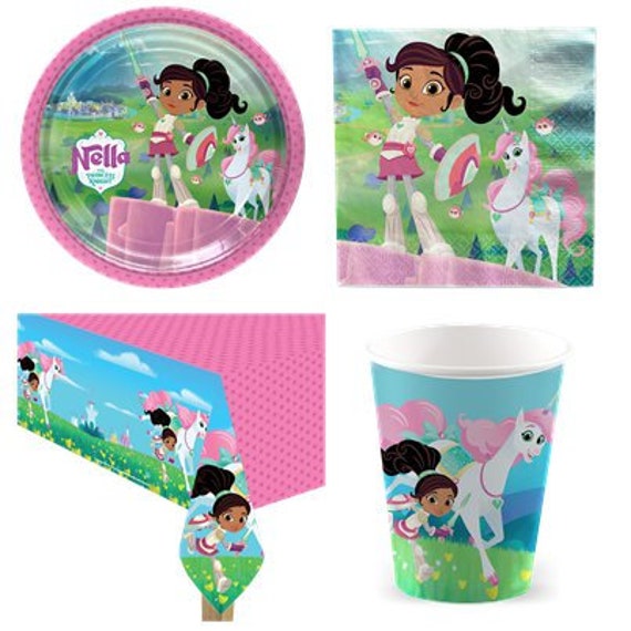 NELLA the PRINCESS KNIGHT Party Supplies Tableware Decor | Etsy