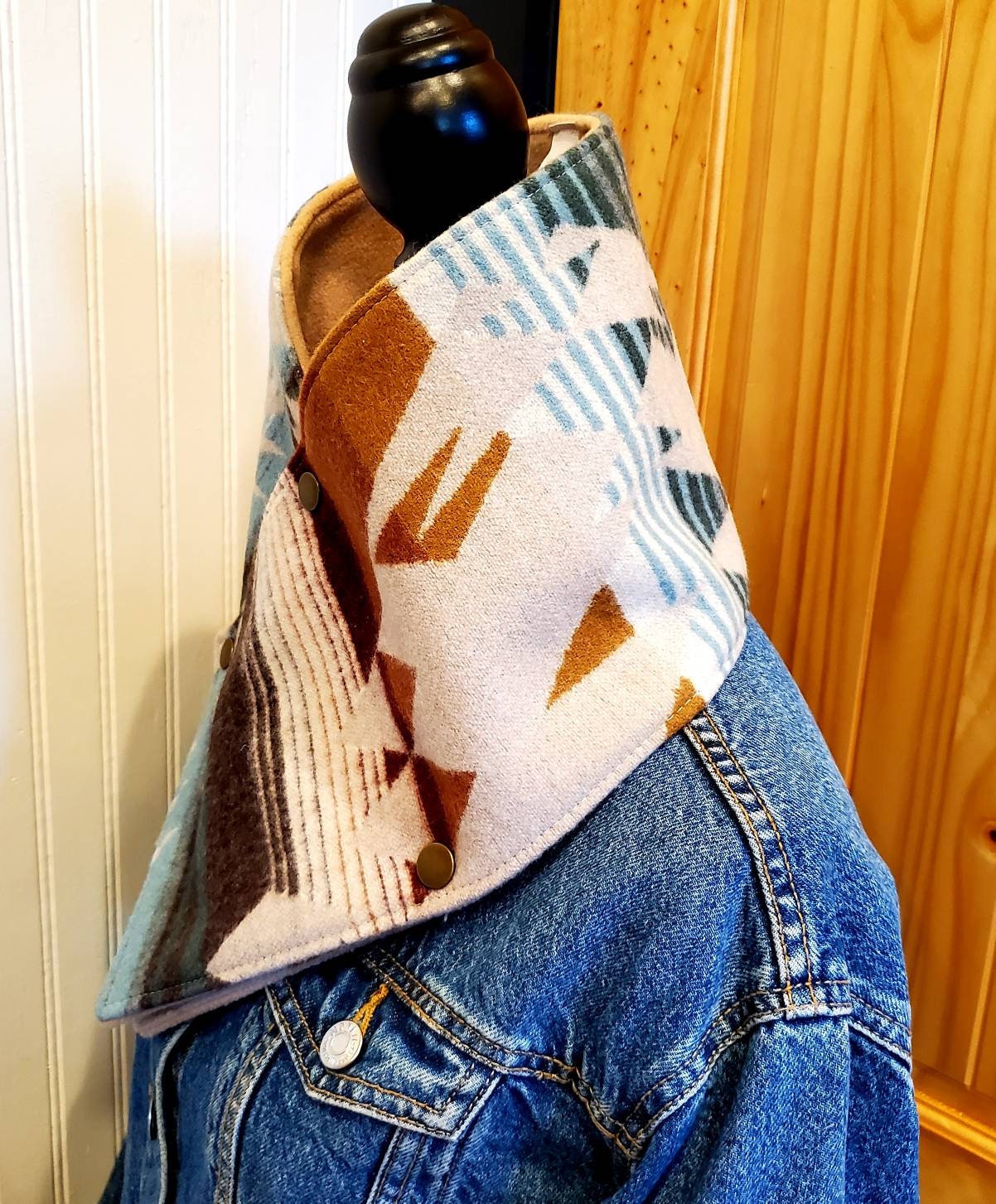 Women's Wool Cowl Wild Rags for Women Buckaroo Cowl - Etsy