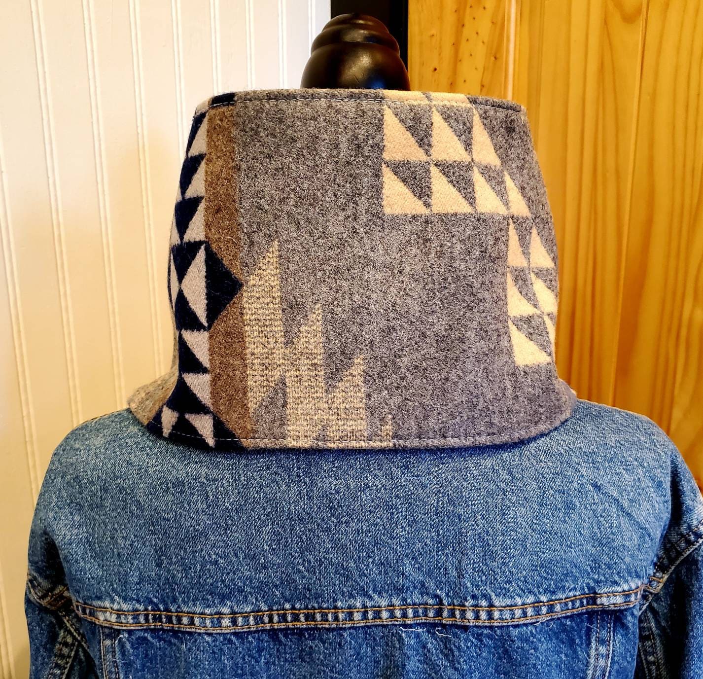 Women's Wool Cowl, Wild Rags, Buckaroo Cowl, Cowl Neck Scarf, Western ...