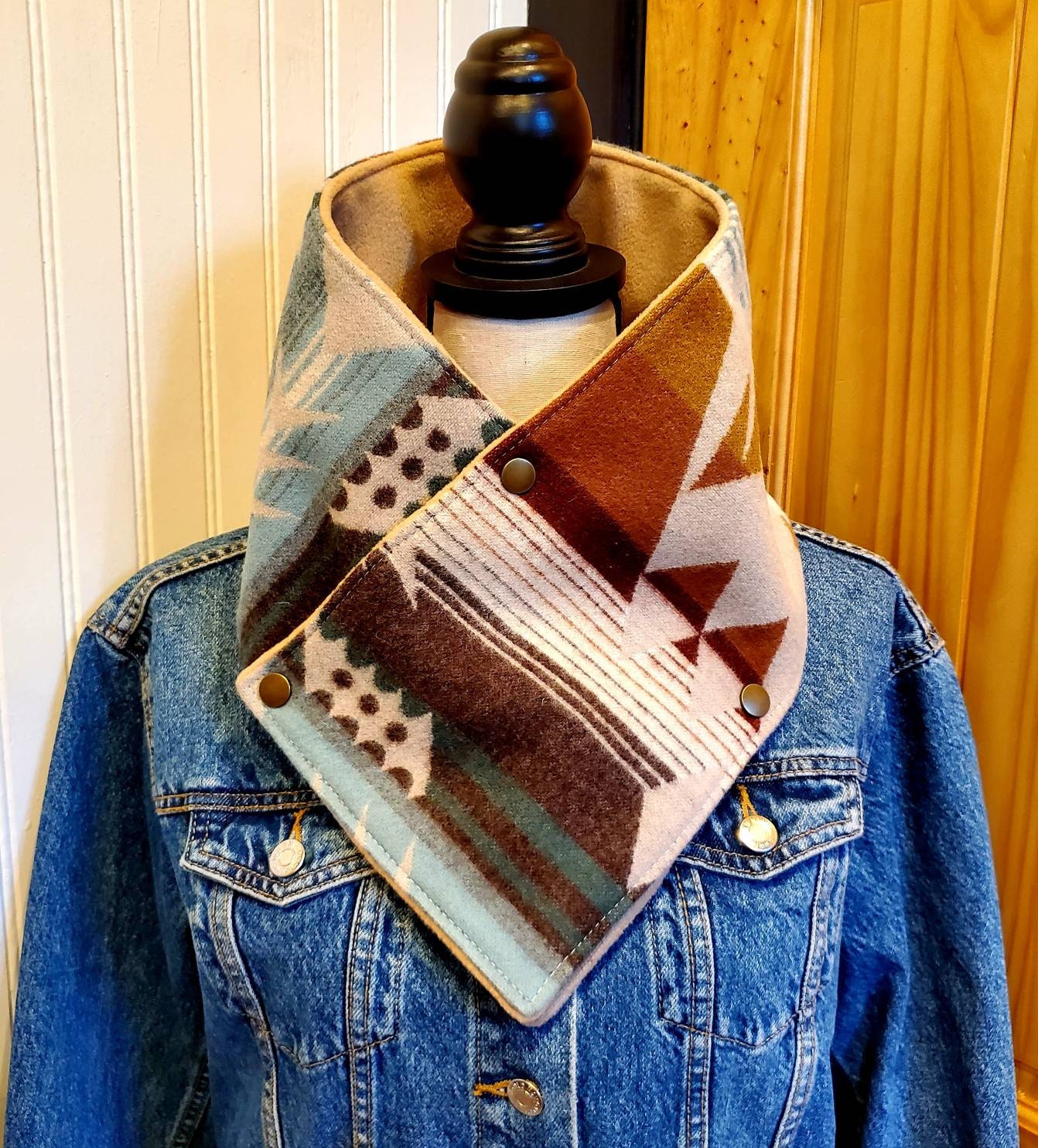 Women's Wool Cowl Wild Rags for Women Buckaroo Cowl - Etsy