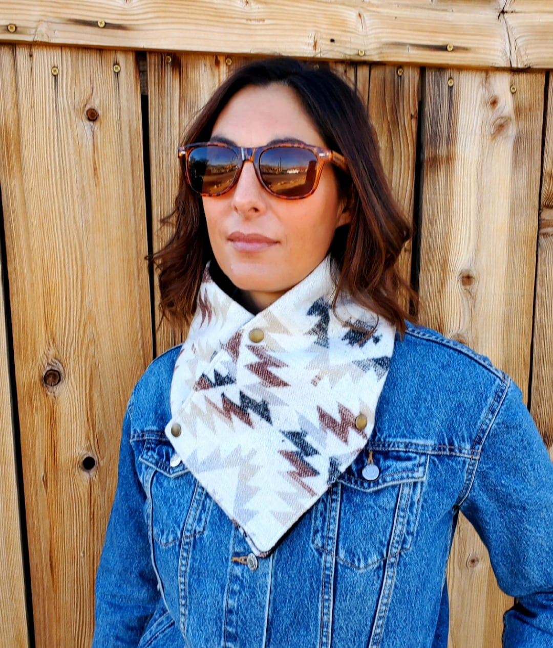Women's Wool Cowl, Western Cowl, Equestrian Bandana, Cowgirl Cowl ...