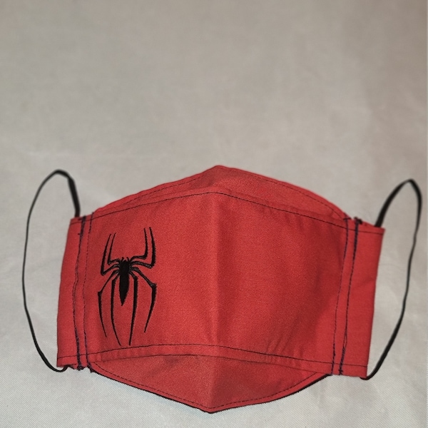 Spider Man Face Mask - Etsy