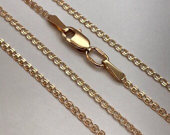 Gold Sparkle Chain Necklace - Etsy