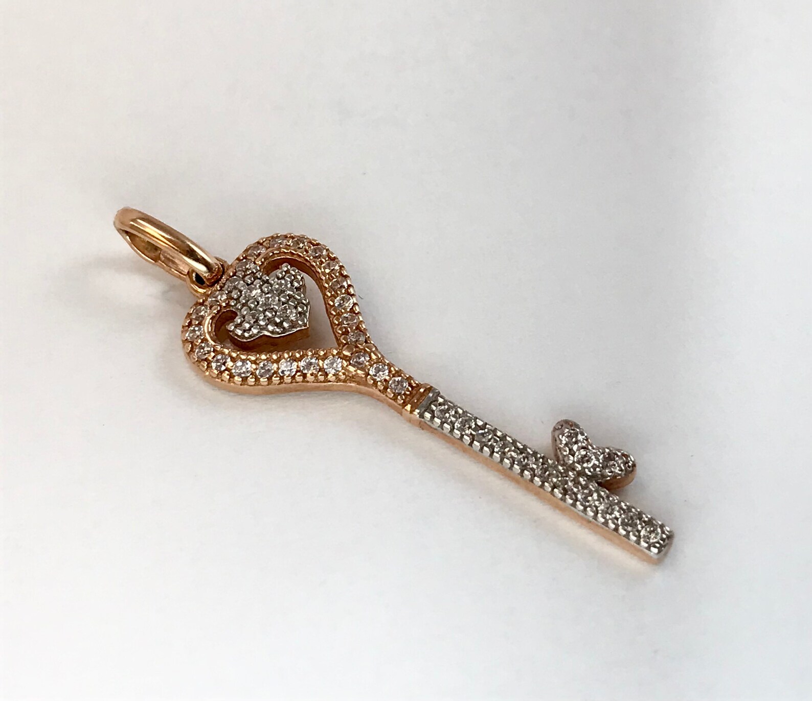 Vintage Original Solid Gold 14k Pendant 14k Gold Key Pendant - Etsy