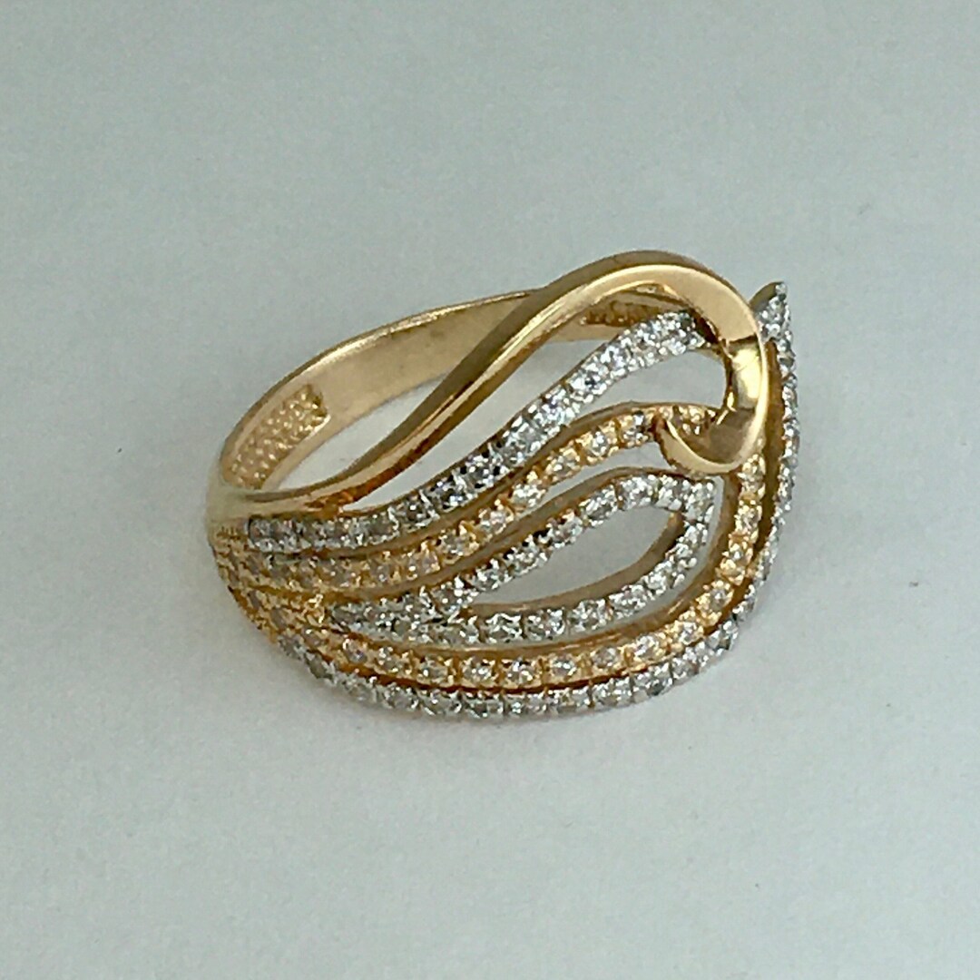 Vintage Original Solid Rose Gold 14k Ring, Rose Gold Ring, 14k Gold Ring, Retro Gold Ring ...