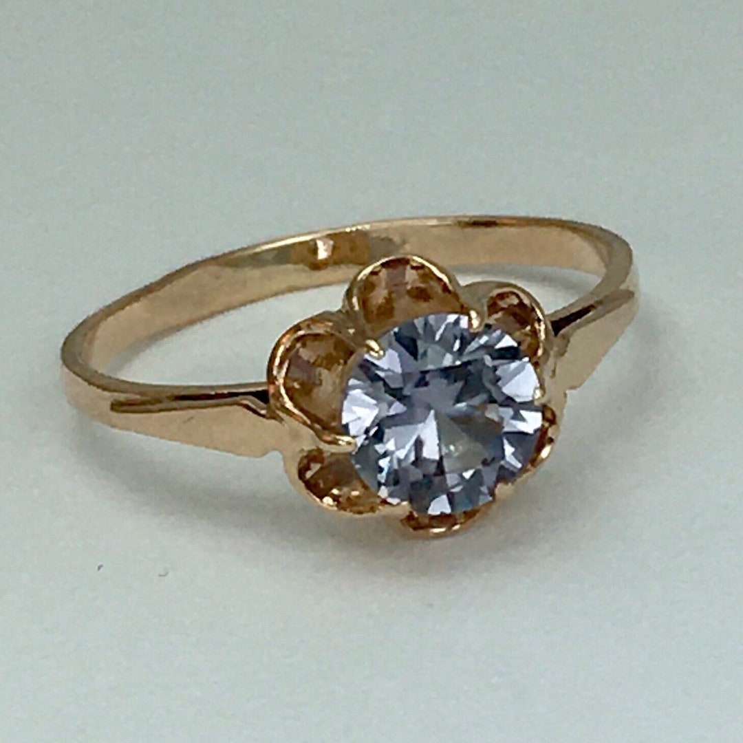 Dainty Vintage Original 583 Gold Ring Vintage 14k Solid Gold - Etsy