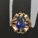 Vintage Original 583 Gold Ring, Solid Gold 14k, Corundum Ring, Rose ...