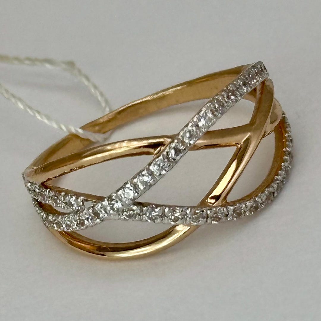 Vintage Original Solid Rose Gold 14k Ring, Rose Gold Ring, 14k Gold Ring, Retro Gold Ring ...