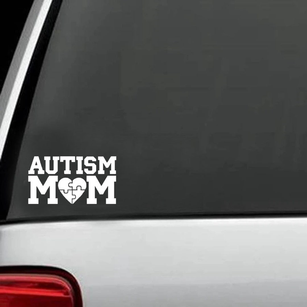 Autism MOM Autism Awareness Sticker Decal for Cars, Trucks, and Van ...