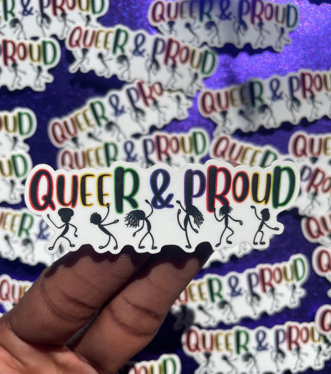 Queer & Proud Sticker | 15% of Every Order Donated to Fighting Racial ...