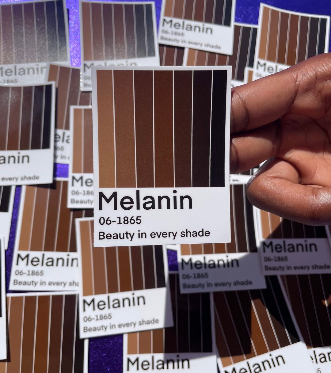 Melanin Sticker | 15% of Every Order Donated to Racial Inequality ...
