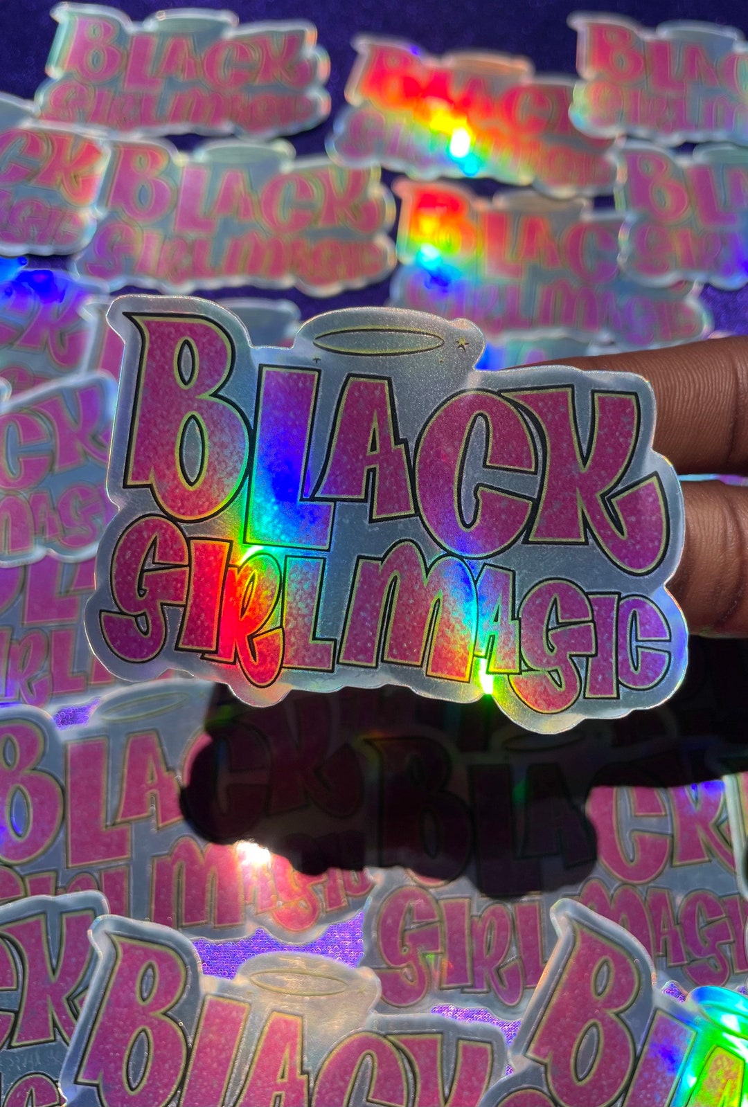 Black Girl Magic Sticker | 15% of Every Order Donated to Fighting ...
