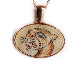 Pink Panther Pendant - Etsy