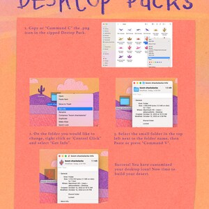 Desert Desktop Pack - Etsy