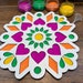 Diwali Rangoli Layered Pattern for Use With Coloured Sand - Etsy