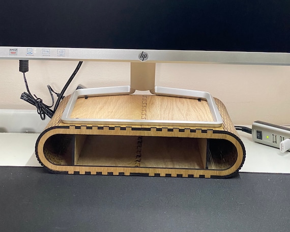 Desktop Monitor Stand SVG and DFX Files. - Etsy