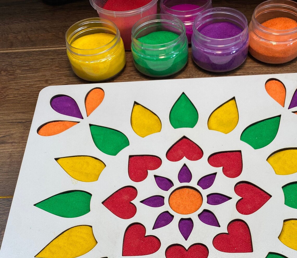 DIGITAL FILE ONLY Diwali Rangoli Layered Pattern for Use - Etsy