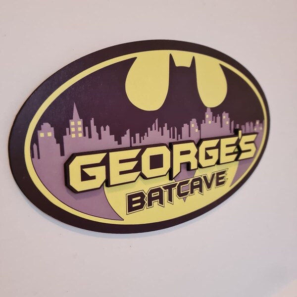 Welcome to the Batcave Sign - Etsy