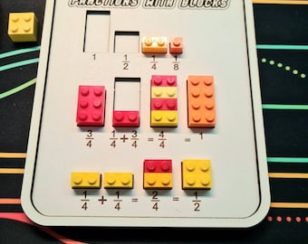 Fractions Education Printable Math Kids Homeschool (Download Now) - Etsy