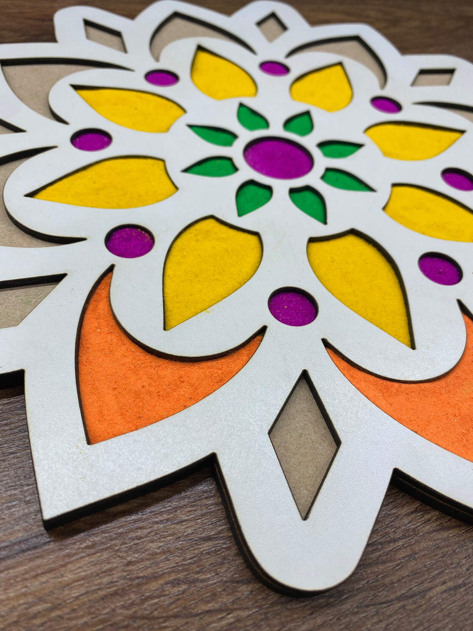 DIGITAL FILE ONLY Diwali Rangoli Layered Pattern for Use - Etsy