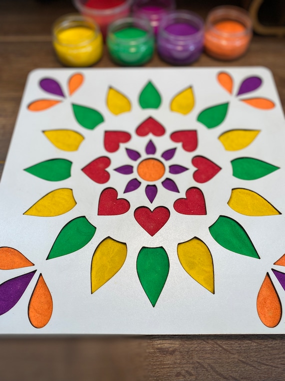 DIGITAL FILE ONLY Diwali Rangoli Layered Pattern for Use - Etsy