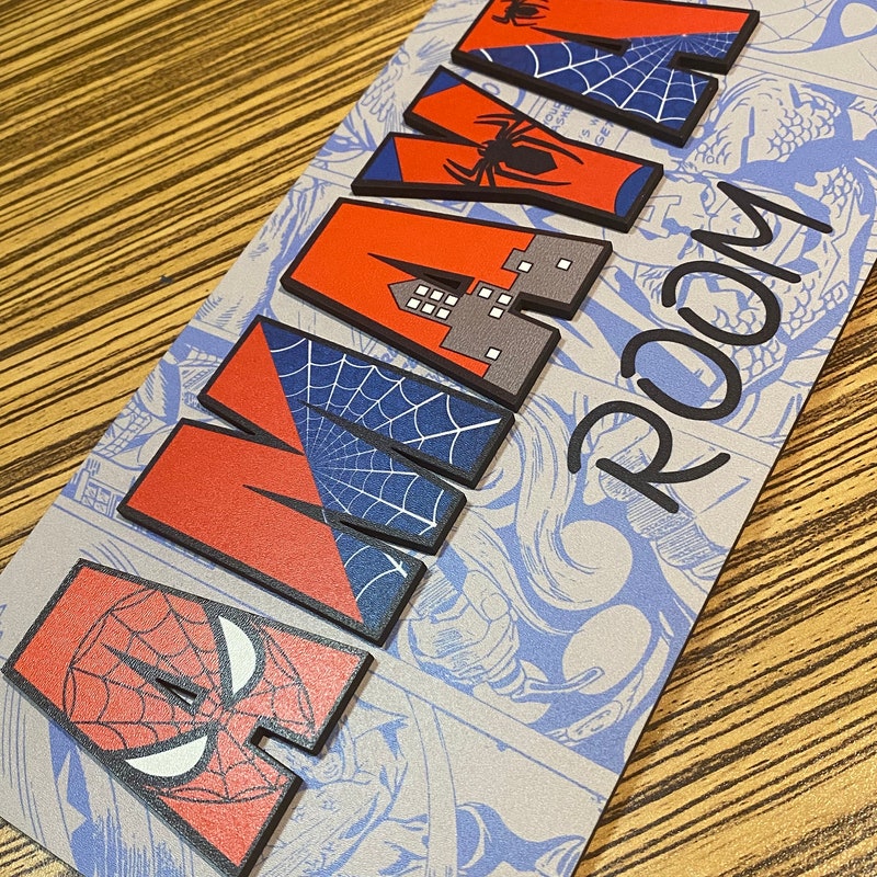 Superhero Door Sign - Etsy