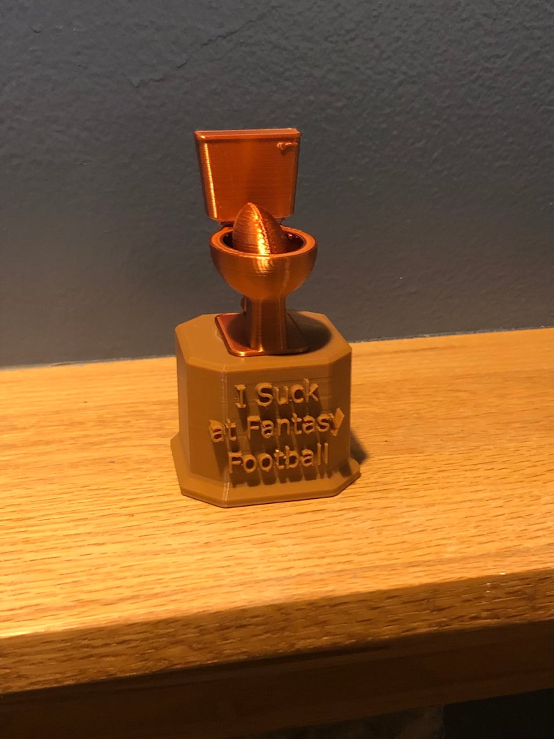 Fantasy Football Loser Trophy, 3D Printed - Etsy