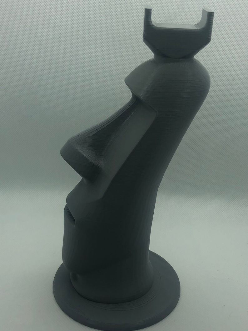 MOAI Headphone Stand MOAI Statue Easter Island 3D Printed | Etsy