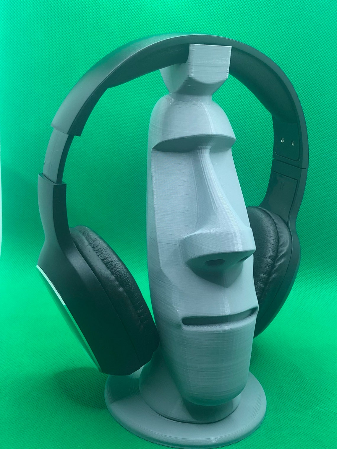 MOAI Headphone Stand MOAI Statue Easter Island 3D Printed | Etsy