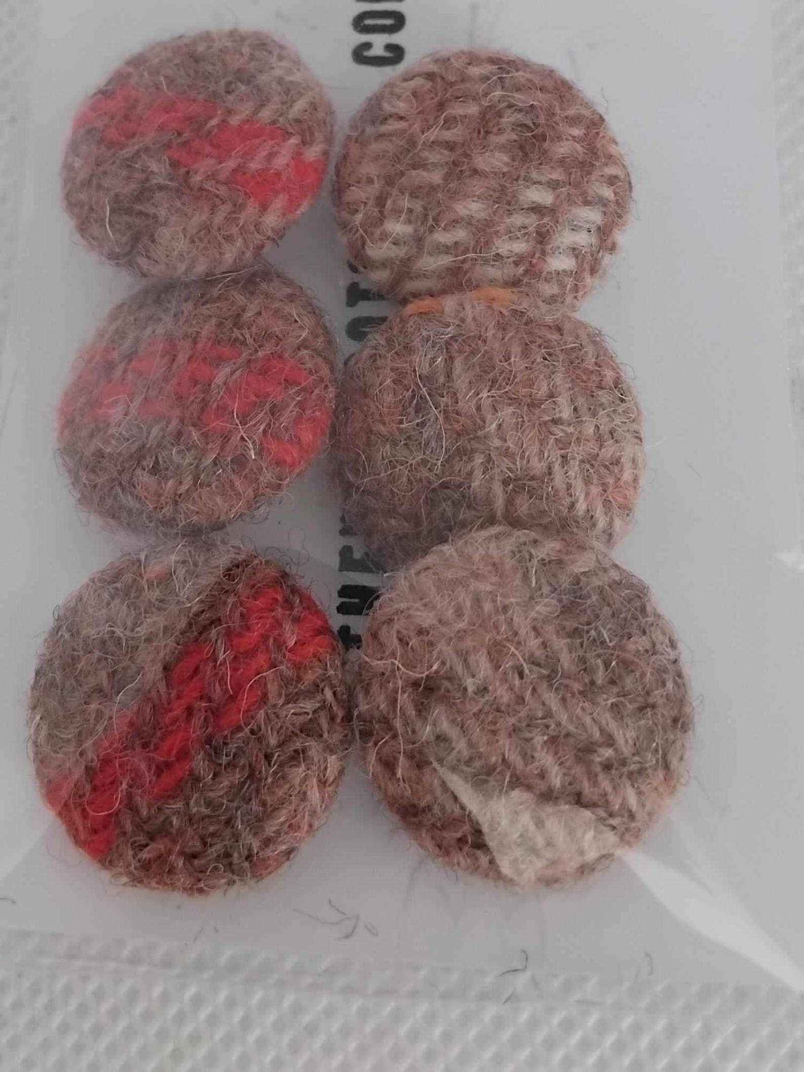Harris Tweed Covered Metal Buttons Available in 18mm and 30mm. Great ...