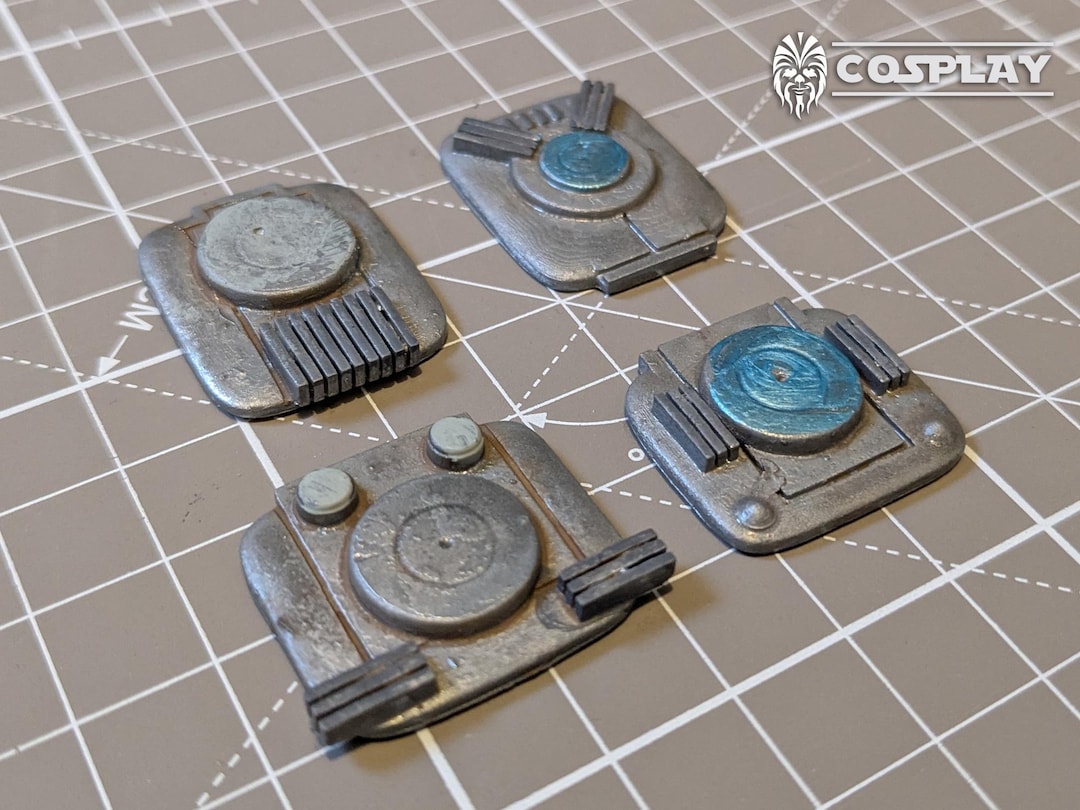 Mini Comms Badges for Cosplay Accessories - Sci-fi Costume Props ...