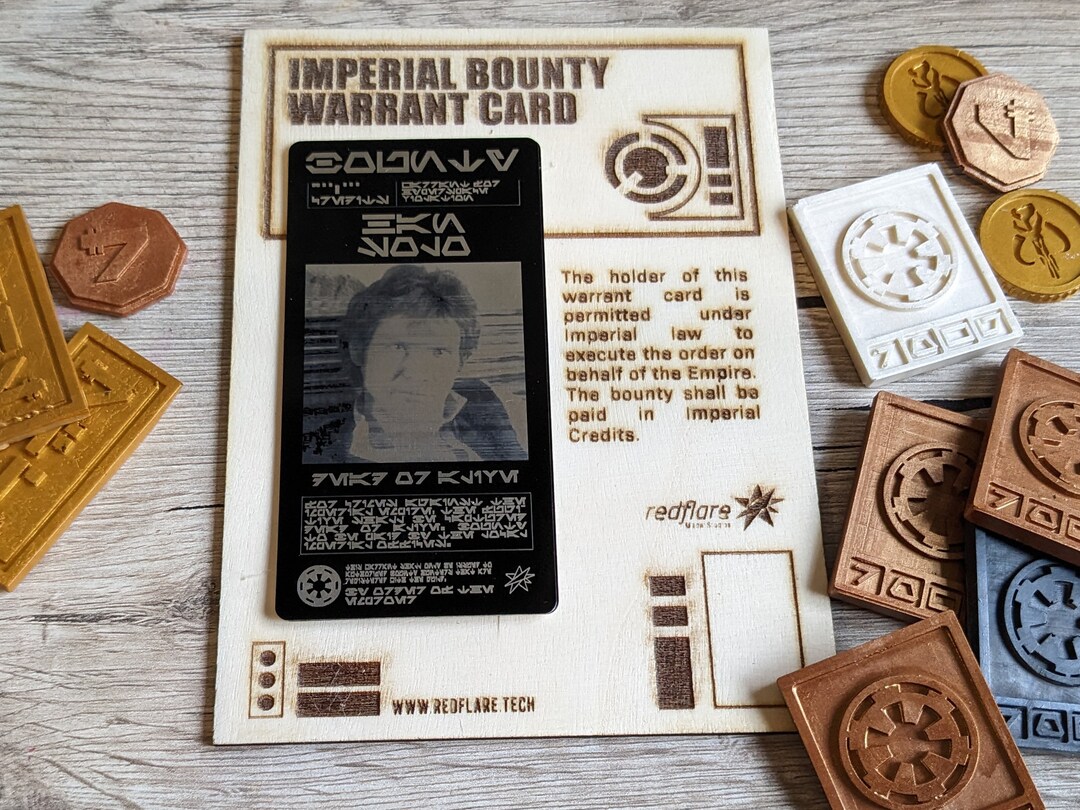 Metal Imperial Bounty Docket Card - Etsy