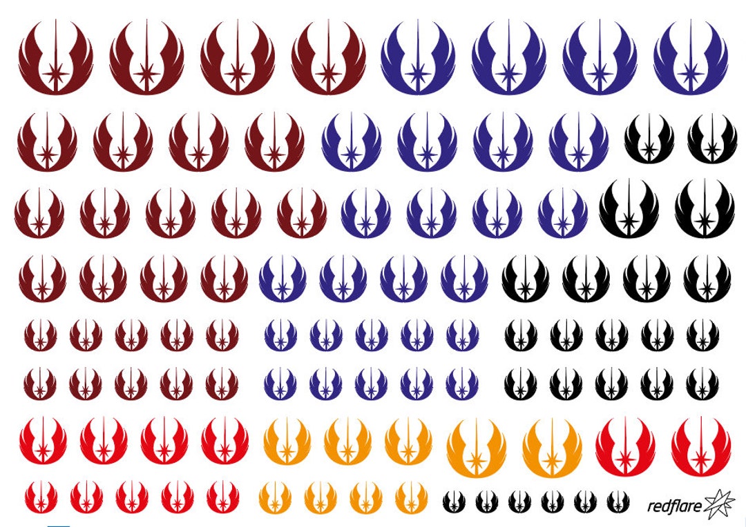 Star Wars Jedi Decals for Model Kits (different Designs) - Etsy
