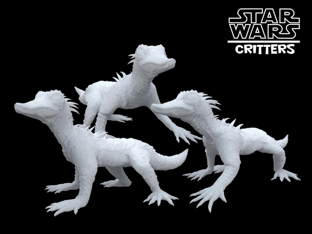Gorvin Snu Lizard STL Files (3 Poses) - Etsy