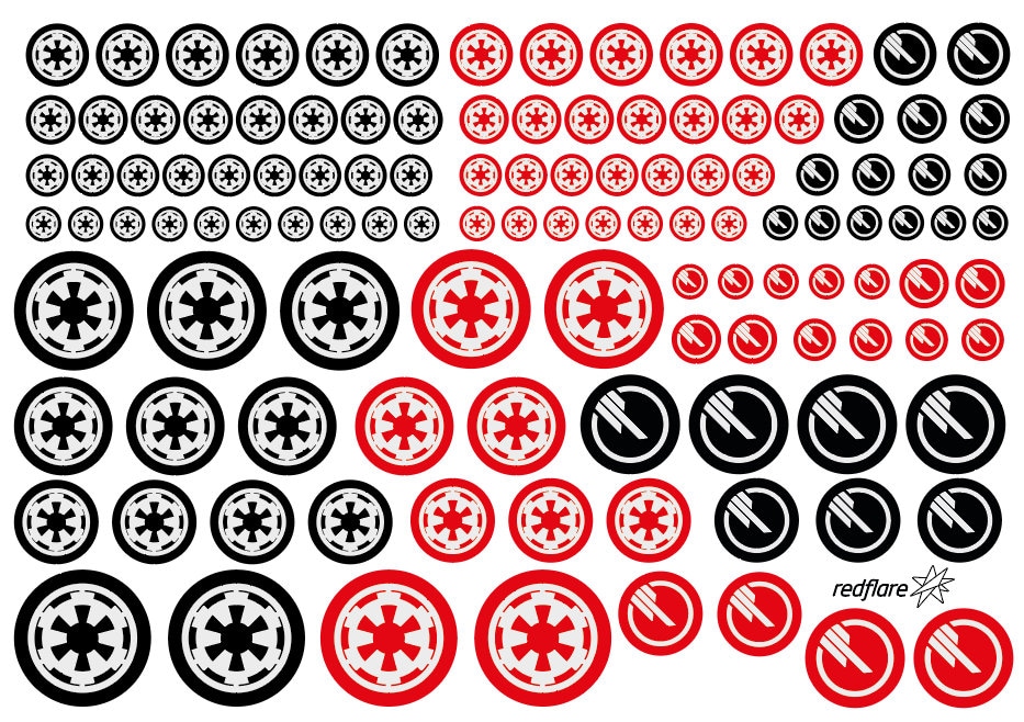 Star Wars Decals for Model Kits (different Designs) - Etsy