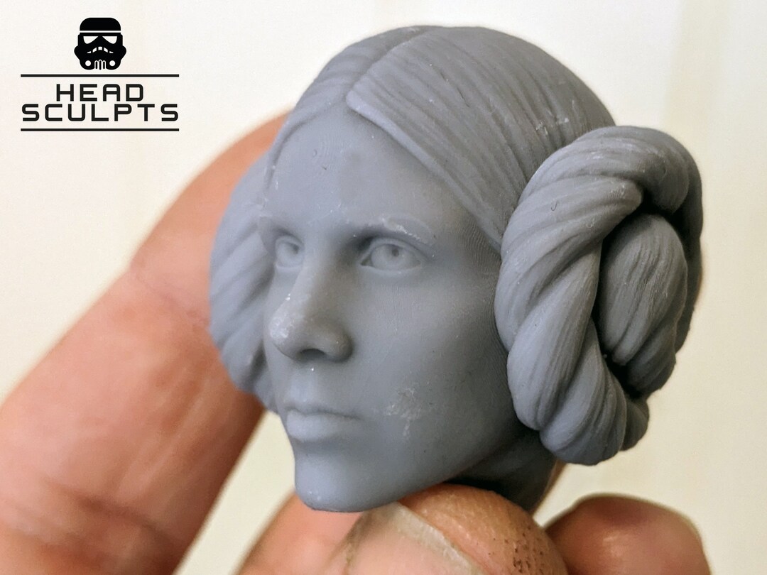 Princess Leia Head Sculpt From Star Wars: A New Hope - Etsy Princess Leia Head Sculpt From Star Wars: A New Hope - Etsy