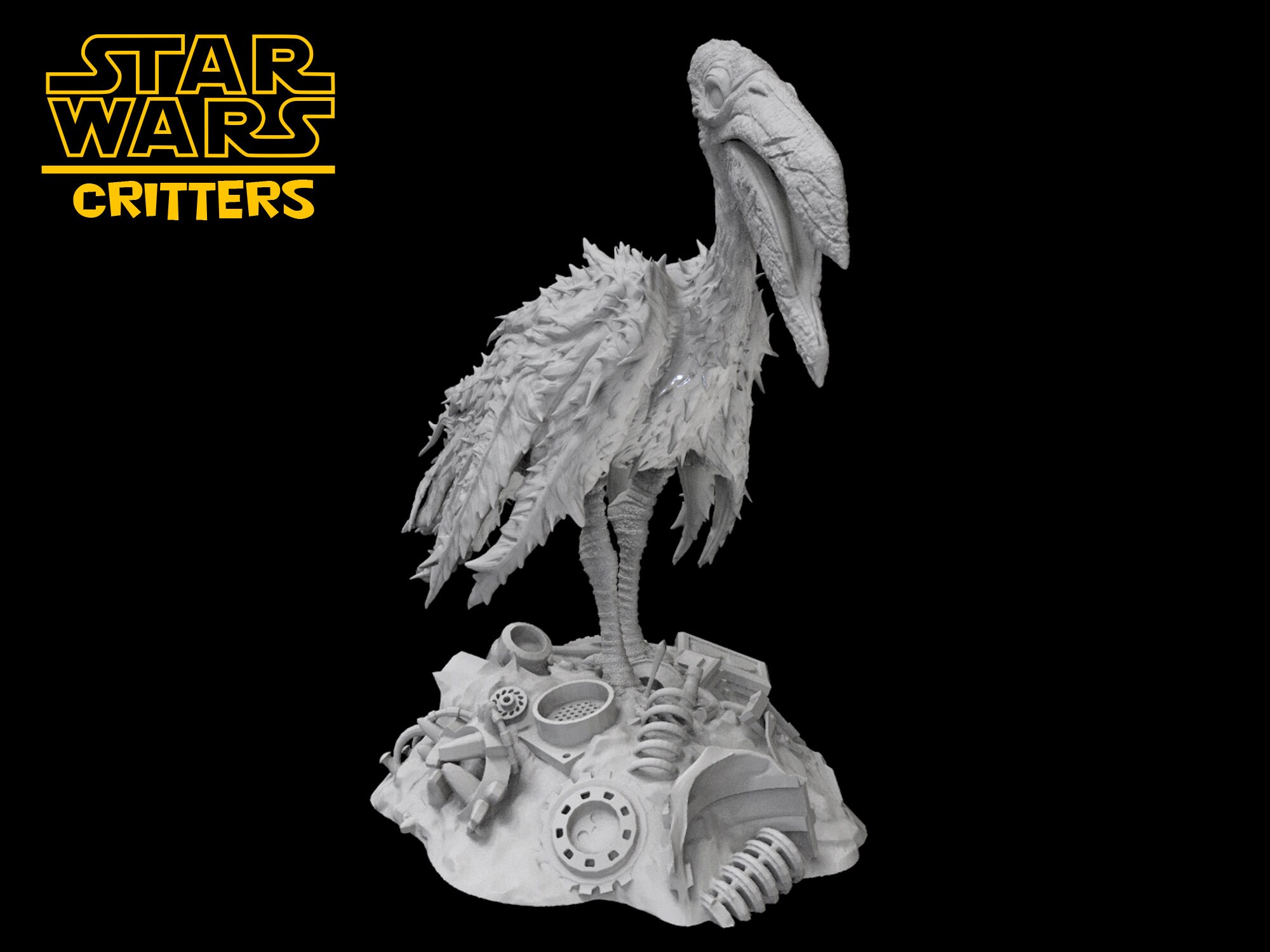 Steelpecker Birds (x3 With Rubble) From Andor - Etsy