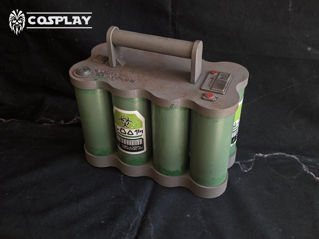 Cyberpunk Scifi Portable Carry Container Prop – Durable Space-inspired ...