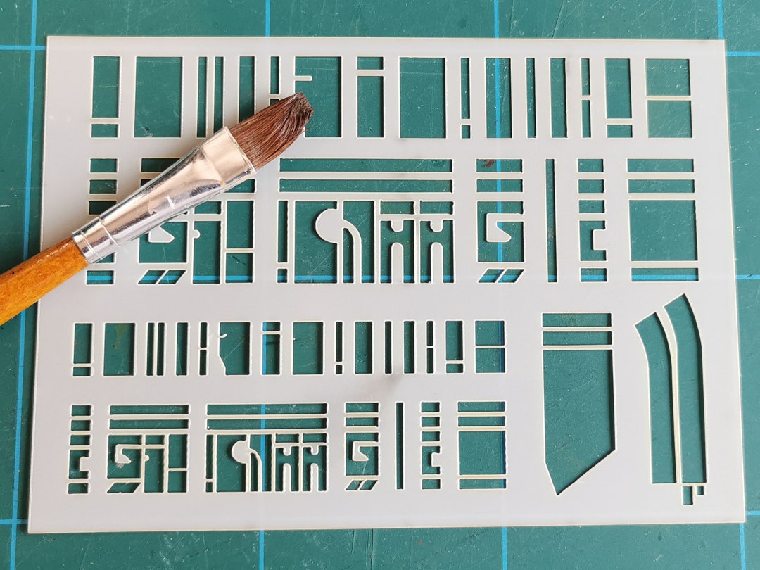 Mos Pelgo "freetown" Paint Stencil - Etsy