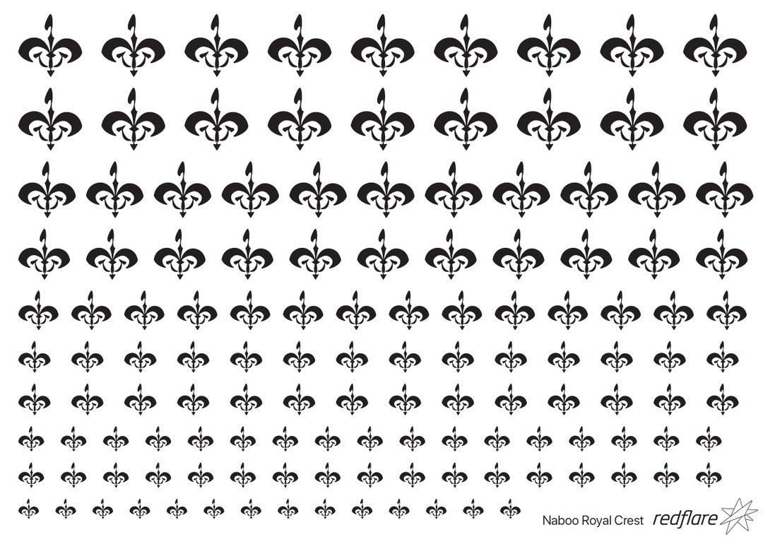 Naboo Royal Crest Decals for Model Kits - Etsy