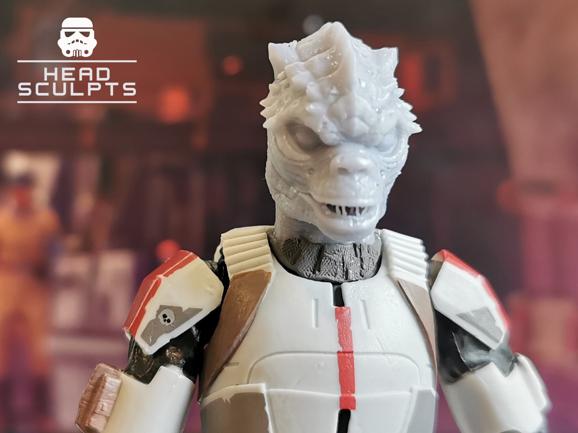 Dokk Strassi Head Sculpt From Book of Boba Fett TV Show - Etsy UK